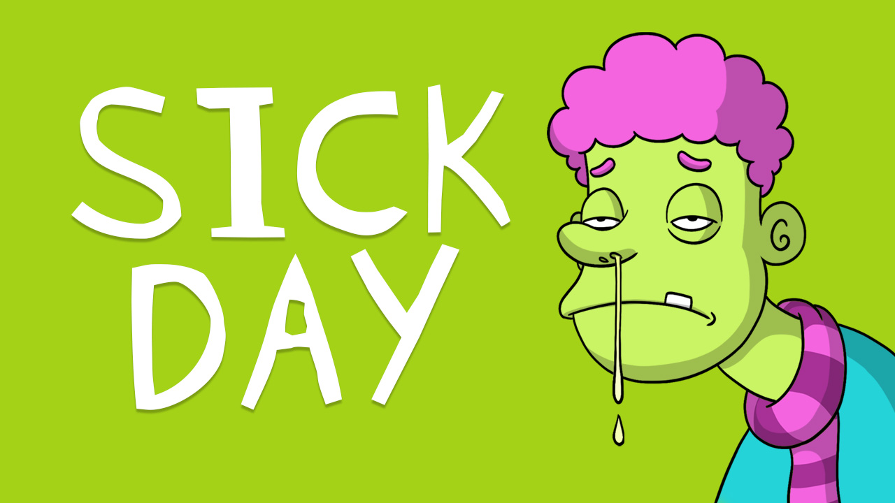 Sick Day | Free Rhyming Story & Audiobook | Dragons’ Den