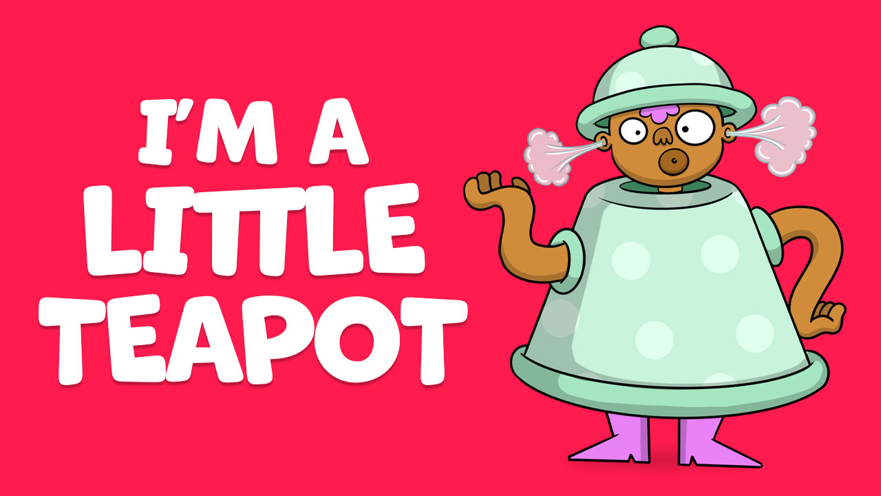 Im A Little Teapot Cartoon